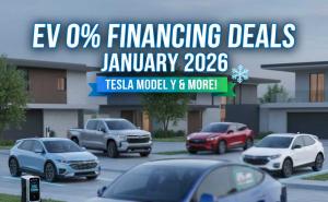 EV 0% Financing Deals January 2026: Tesla Model Y, Ford, Chevy & More